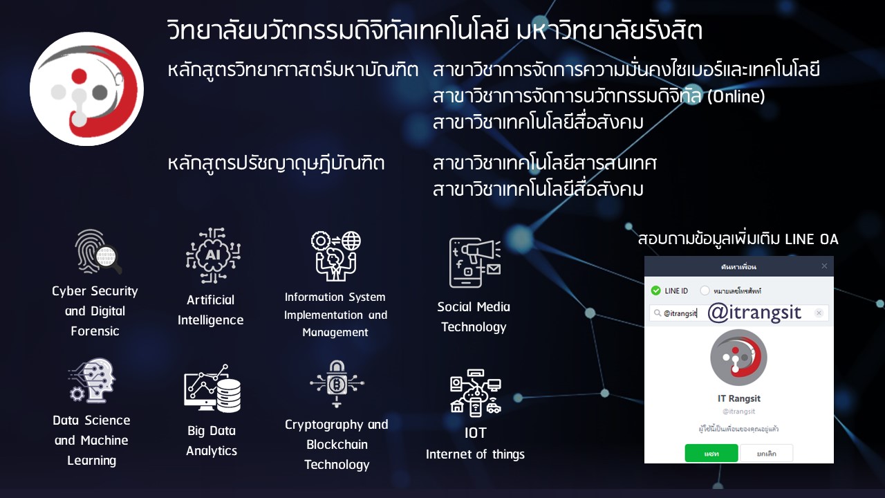 Cyber Security and Technology Management - DIT | RSU